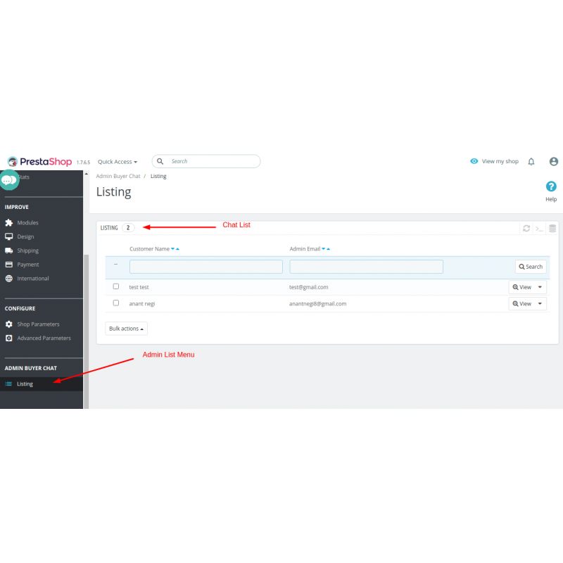 Admin Buyer Chat | Prestashop Modules | CodeEshop
