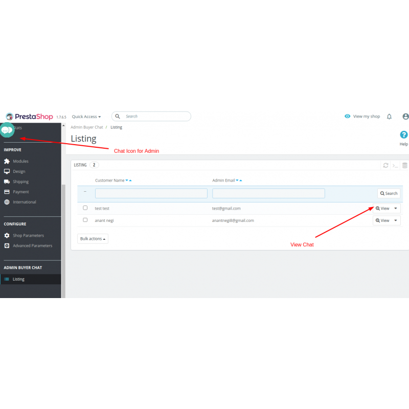 Admin Buyer Chat | Prestashop Modules | CodeEshop