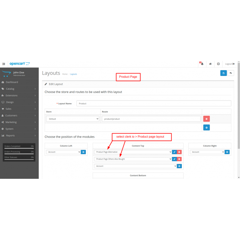 Clerk IO Integration | Opencart Extension | CodeEshop